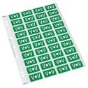 Alpha Labels 162572 V Codafile 25mm Sheet of 40 Labels | Kiwi Office