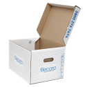 Archive Box 4000T Filecorp Hinged Lid 400mm x 310mm x 260mm | Kiwi Office