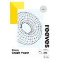 Graph Paper Pad Reeves Acid Free 2mm Grid A3 70gsm 40 Sheet | Kiwi Office