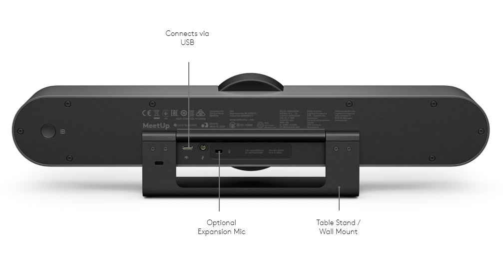 ConferenceCam Logitech MeetUp - 4K Speakerphone USB & Bluetooth | Kiwi ...