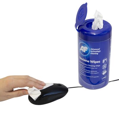Office Wipes Iso-Clene AF Tub of 100 | Kiwi Office