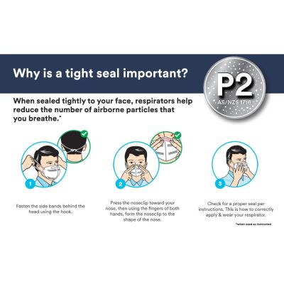 Particulate Respirators 3M 9123 P2 Pack of 3 | Kiwi Office