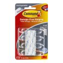 Command Cord Organisers 17302CLR Clear Small Pack of 8 | Kiwi Office