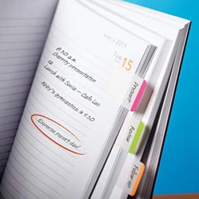 Post-it Tabs 686L-PGO Bright 25x38mm Pack of 3 | Kiwi Office