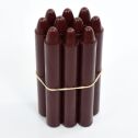 Hard Wax Crayons Retsol Unwrapped Brown Bundle of 10 | Kiwi Office