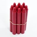 Hard Wax Crayons Retsol Unwrapped Red Bundle of 10 | Kiwi Office
