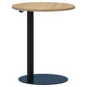 Laptop Table Oval Classic Oak Accent Memo H650mm x W550mm x D450mm ...