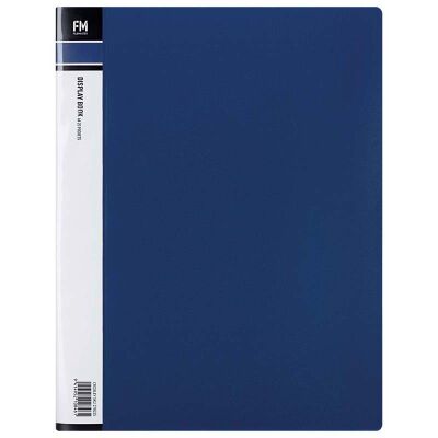 Display Book FM A4 20 Pocket Blue | Kiwi Office