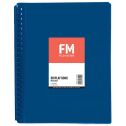 Display Book Insert Cover Refillable FM A4 20 Pocket Blue | Kiwi Office