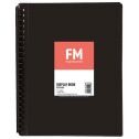 Display Book Insert Cover Refillable FM A4 20 Pocket Black | Kiwi Office