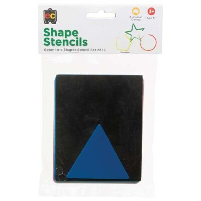 Stencils EC Geometric Shapes Set of 12 | Kiwi Office
