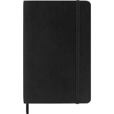 Ruled Notebook Moleskine Black Soft Cover 140 x 90mm Pocket | Kiwi Office