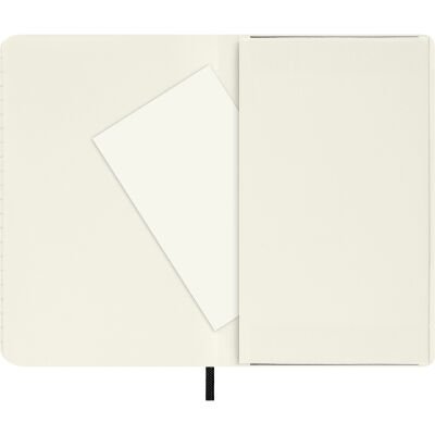 Ruled Notebook Moleskine Black Soft Cover 140 x 90mm Pocket | Kiwi Office