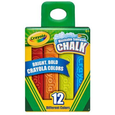 Crayola Sidewalk Chalk Pack of 12 | Kiwi Office
