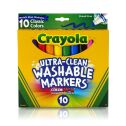 Crayola Ultra-Clean Washable Markers Pack of 10 | Kiwi Office