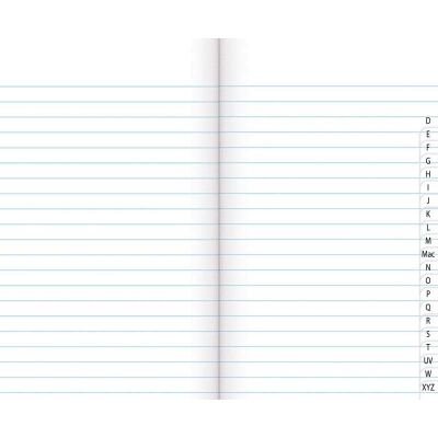 5B1 Exercise Book Warwick Red Ruled 7mm Indexed 100x165mm 32 Leaf ...