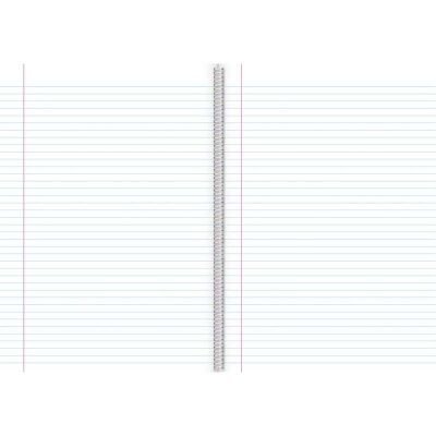 8B8 Exercise Book Warwick Red Spiral Ruled 7mm 210x297mm A4 50 Leaf ...