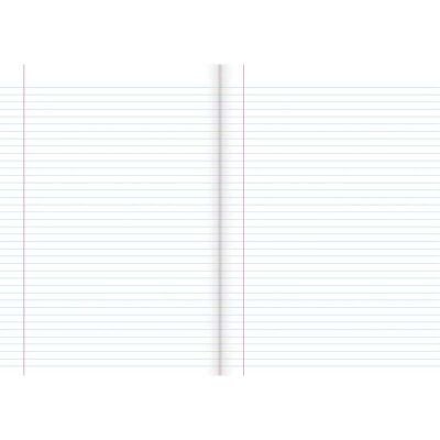 1B8 Exercise Book Warwick Red Unpunched Ruled 7mm 210x297mm A4 36 Leaf ...