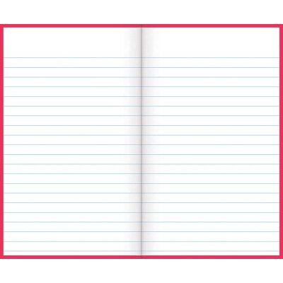 4B1 Exercise Book Warwick Red Hard Cover Ruled 7mm 100x165mm 64 Leaf ...