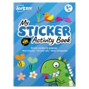 Sticker Activity Book Avery Blue 210x297mm 6 Sheets | Kiwi Office