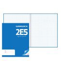 2E5 Exercise Book Warwick Blue Hard Cover Quad 7mm 205x255mm 78 Leaf ...