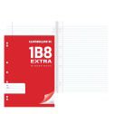 1B8 Extra Exercise Book Warwick Red Punched Ruled 7mm 210x297mm A4 64 Leaf | Kiwi Office