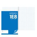 1E8 Exercise Book Warwick Blue Quad 7mm 210x297mm A4 36 Leaf | Kiwi Office