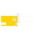 1G2 Exercise Book Warwick Yellow Ruled 25mm 202x125mm 24 Leaf | Kiwi Office