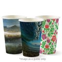 Hot Cups Single Wall BioPak BioCup Art Series Compostable 390ml (12oz ...