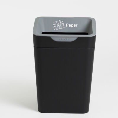 Method Twenty Bin Grey Paper Open Lid 20L | Kiwi Office