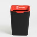 Method Twenty Bin Red Landfill Open Lid 20L | Kiwi Office