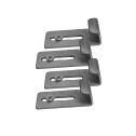 Whiteboard Mounting Brackets Boyd L Style Set of 4 | Kiwi Office