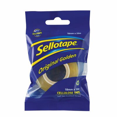 Tape Cellulose Sellotape 1100 18mm x 33m | Kiwi Office