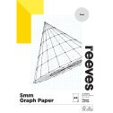 Graph Paper Pad Reeves Acid Free 5mm Grid A3 70gsm 40 Sheet | Kiwi Office