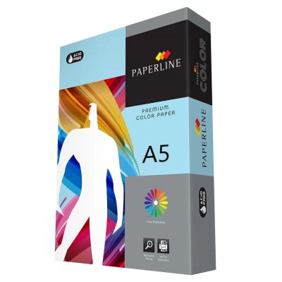 Coloured Copy Paper Reflex/Paperline Blue A5 80gsm Ream of 500 | Kiwi ...