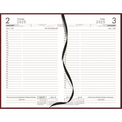 2025 Appointment Diary Collins Red Day to Page 81A | Kiwi Office