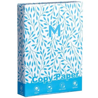 Coloured Copy Paper Matthews Pastel Blue 210 x 297mm A4 80 gsm Ream of ...
