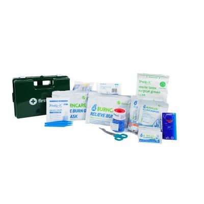 Commercial Burn Kit Help-It PB220 Plastic Wall Mountable Box | Kiwi Office