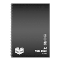 Notebook P595 Spirax Black Wire Bound - 7mm Ruled A4 120 Pages | Kiwi ...