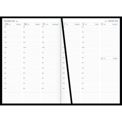 2026 Collins A43A Appointment Diary Black Week to View | Kiwi Office