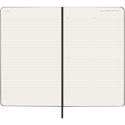 2026 Moleskine Pro Large 12 Month Diary Black Vertical Hard Cover ...