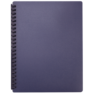 Display Book Refillable FM A4 20 Pocket Blue | Kiwi Office
