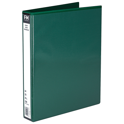Insert Ring Binder FM 2 Ring 26mm A4 Green | Kiwi Office