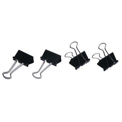 Foldback Clip Marbig 25mm Pack of 12 | Kiwi Office