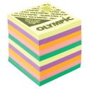 Memo Cube Refill Olympic Fluorescent Full Height | Kiwi Office